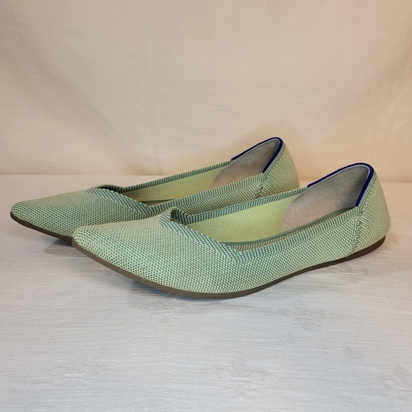 Rothy's | Shoes | Rothys Womens 9w The Point In Mint Point Toe Flats ...